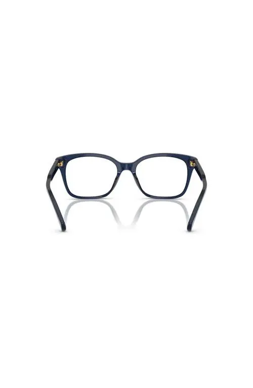 Ralph Lauren 53mm Rectangle Optical Glasses - Blue