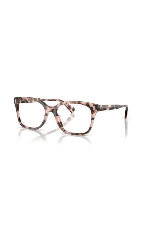 Ralph Lauren 53mm Rectangle Optical Glasses - Pink