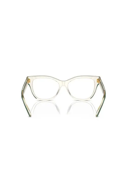Tory Burch Cat Eye Optical Glasses - Yellow