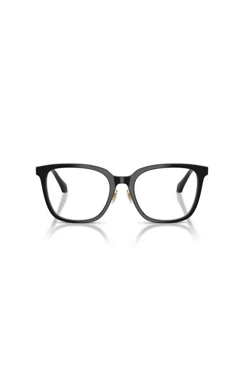 Versace 54mm Square Optical Glasses - Black