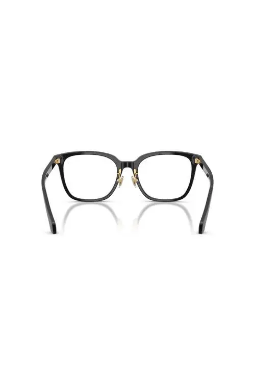 Versace 54mm Square Optical Glasses - Black