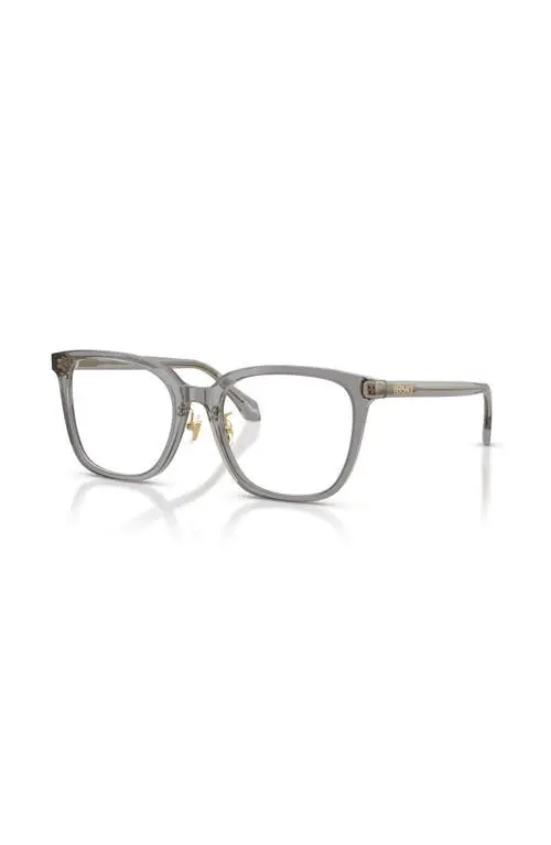 Versace 54mm Square Optical Glasses - Grey
