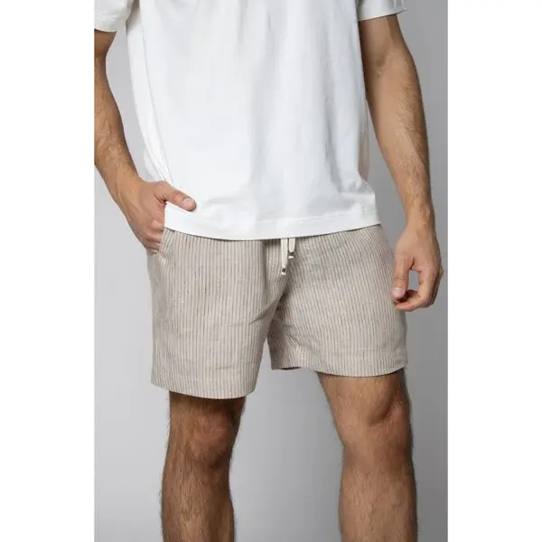 LEISURE LAB Malibu Linen Short - Sandbar