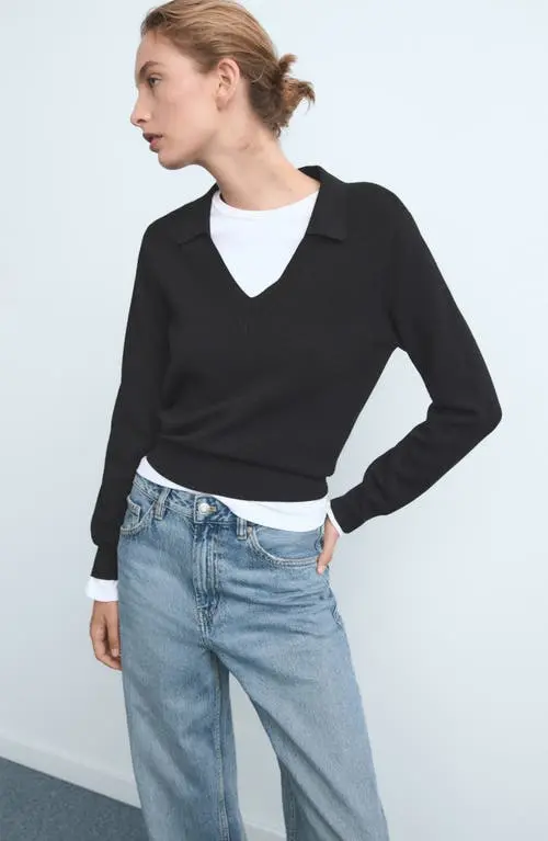 Mango Miami Straight Leg Jeans - Medium Blue