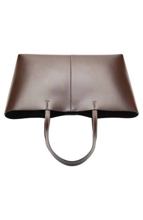 Mango Faux Leather Shopper Tote