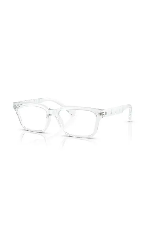 Armani Exchange 55mm Rectangle Optical Glasses - Transparent