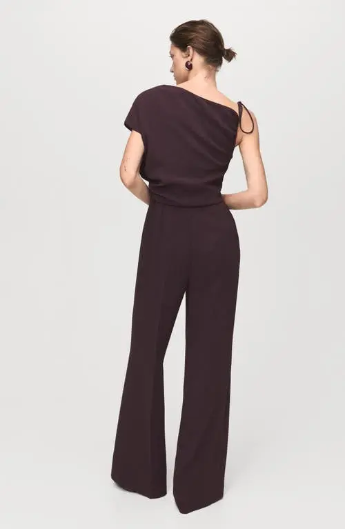 Mango Asymmetric Wide-leg Jumpsuit