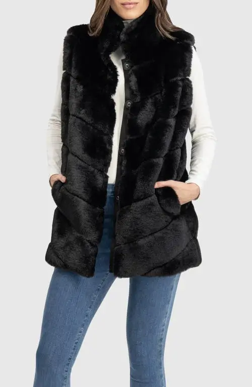 LYLA GRANT Fur-free Rex Rabbit Vest