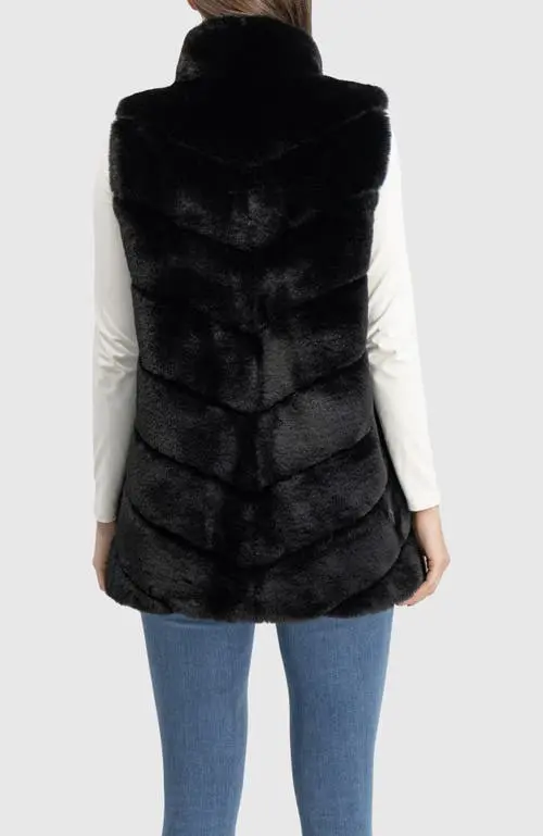 LYLA GRANT Fur-free Rex Rabbit Vest
