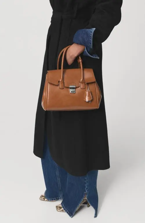 Mango Wool-blend Wrap Coat - Black