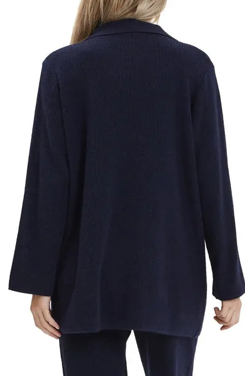 NOM MATERNITY Thomasine Maternity Sweater Cardigan - Navy