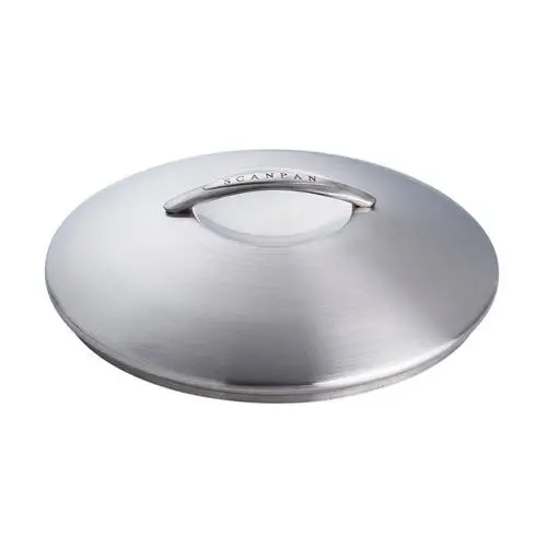 SCANPAN Professional 14 Inch Stainless Steel Lid - Black