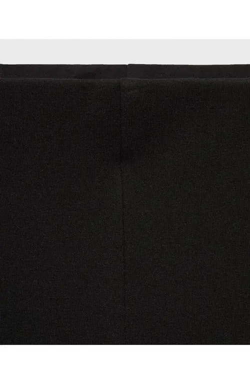 Mango Seamed Detail Flare Leggings