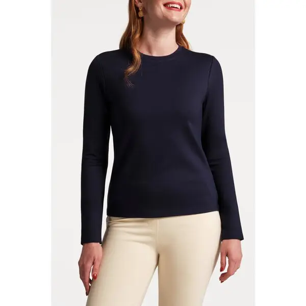 FRANCES VALENTINE Ballet Top - Navy