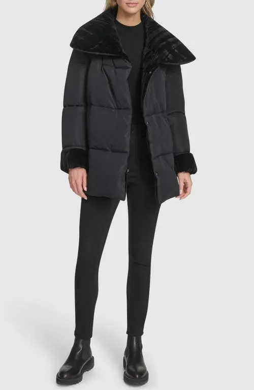 Andrew Marc Emerson Velvet Lined Puffer Coat