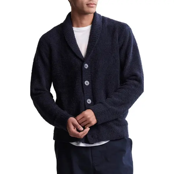 Barefoot Dreams Cozychic® Shawl Collar Cardigan - Indigo