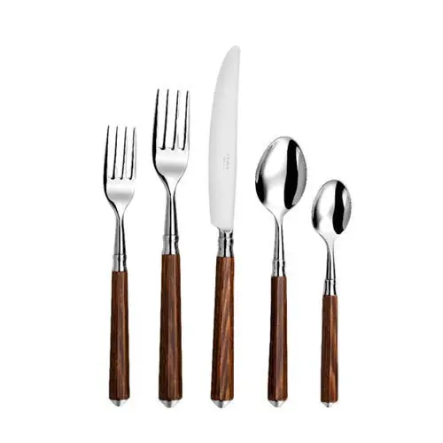 CAPDECO Galaxie5 Piece Place Setting - Natural Wood