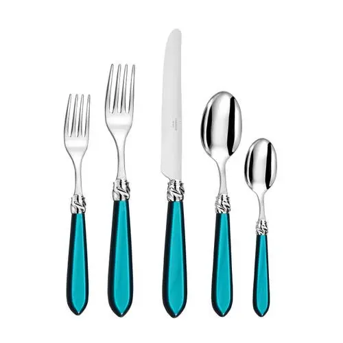 CAPDECO Diana5 Piece Place Setting - Aquamarine