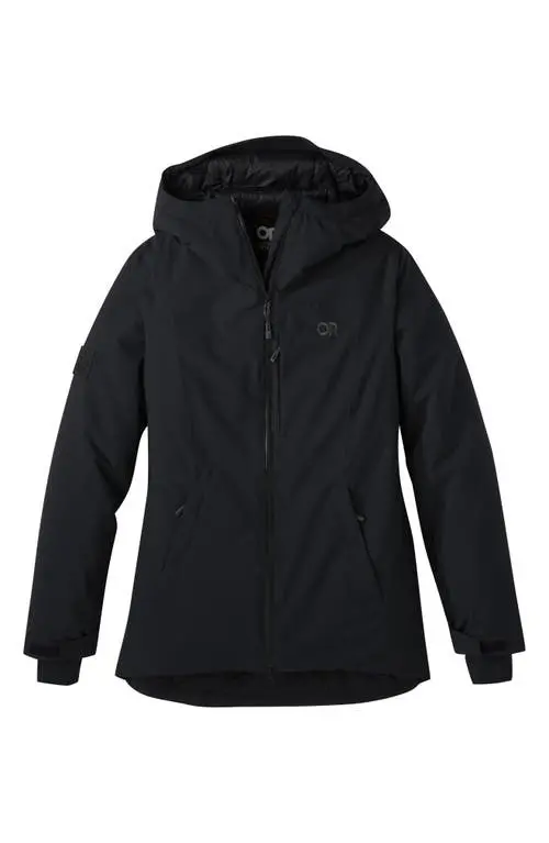 OUTDOOR RESEARCH Snowcrew Hooded Waterproof Jacket - Black