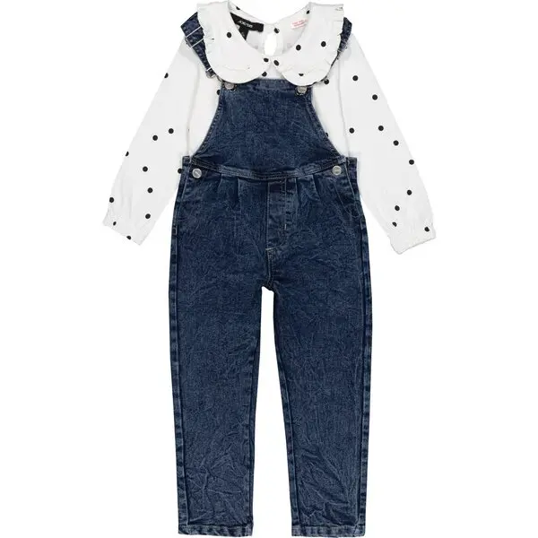 Joe's Jeans Long Sleeve Top & Overalls Set