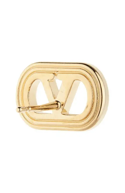 Valentino Garavani Vlogo Ovalette Stud Earrings - Oro
