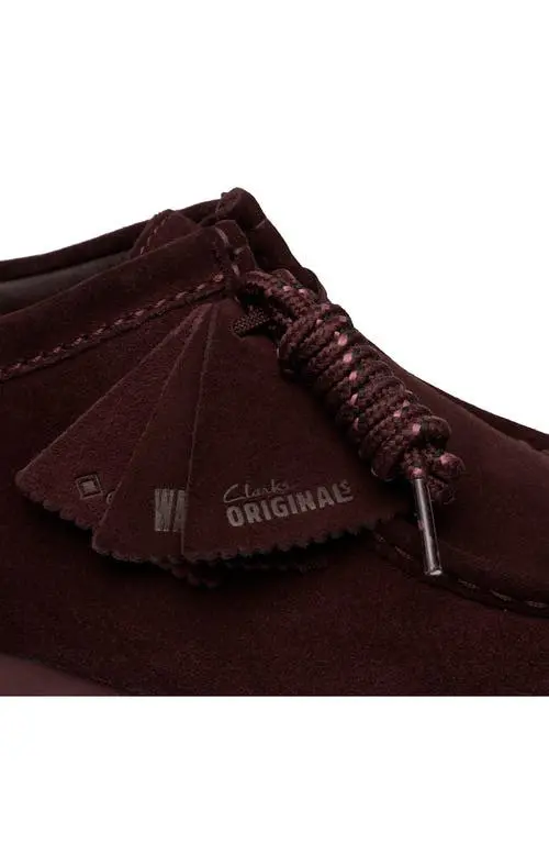 Clarks Wallabee Gore-tex® Waterproof Shoe - Purple Grape Suede