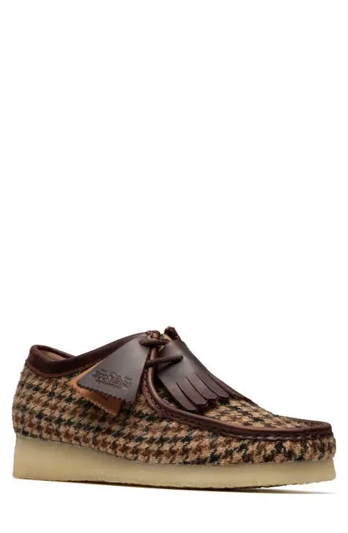 Clarks Wallabee Kiltie Chukka Boot - Brown Tweed Comb