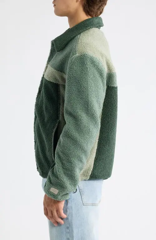 UGG Lachlan Uggfluff Shirt Jacket - Arugula Multi