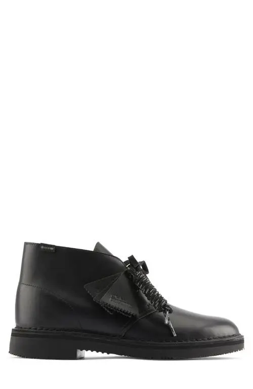 Clarks Gore-tex® Waterproof Desert Boots - Black Leather