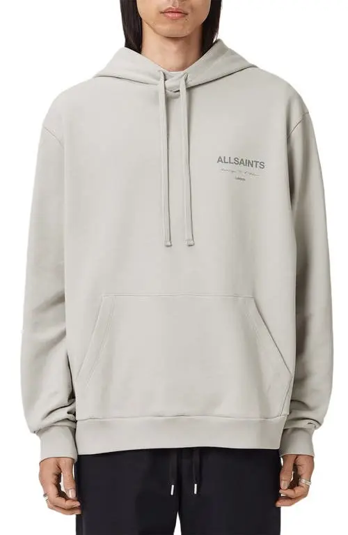 ALLSAINTS Future Cotton Hoodie - Carbon Grey