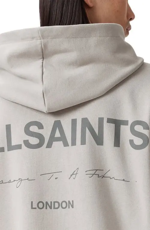 ALLSAINTS Future Cotton Hoodie - Carbon Grey