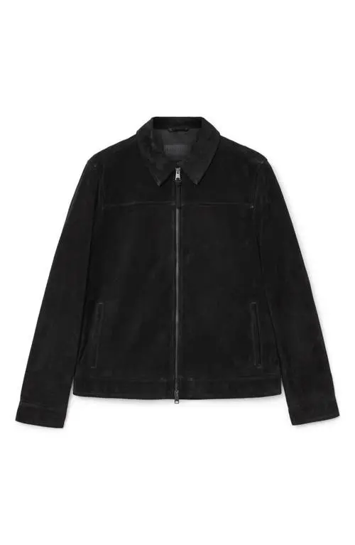 ALLSAINTS Rhone Suede Jacket - Black