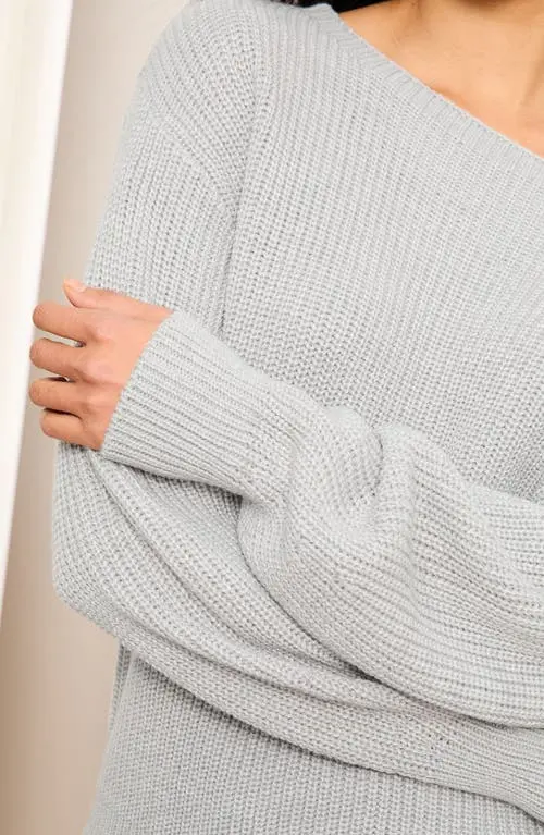 FRIENDS LIKE THESE Off-the-shoulder Slouchy Sweater