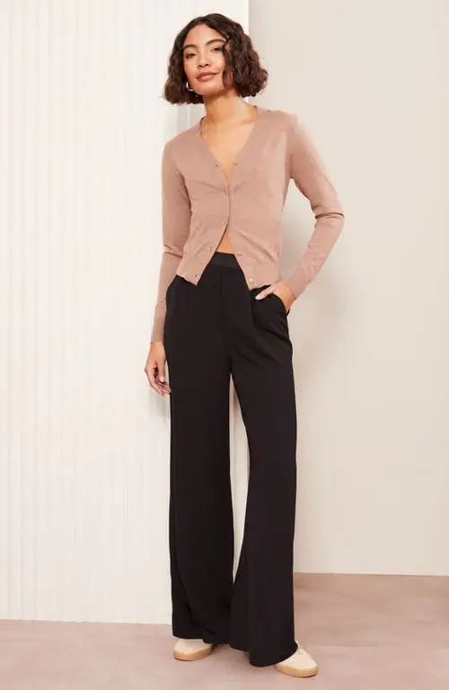 FRIENDS LIKE THESE Wide-leg Pull-on Trousers