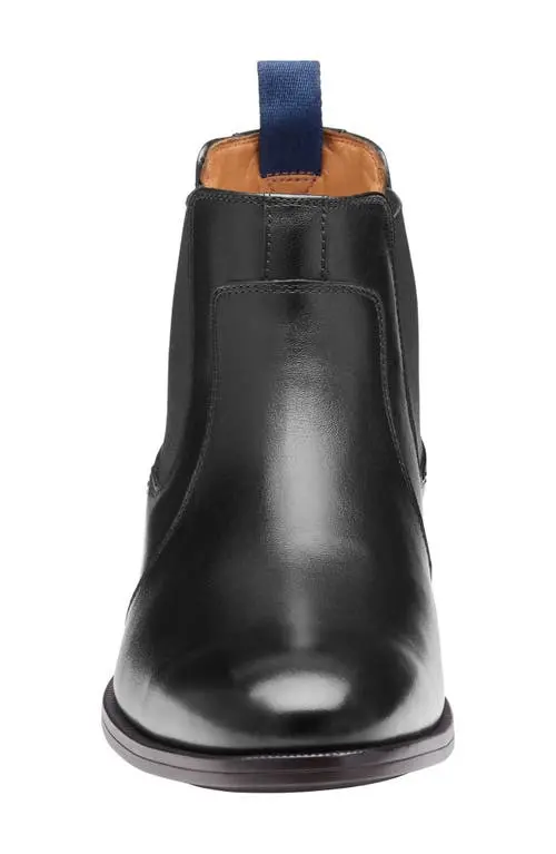 Johnston & Murphy Reeve Chelsea Boot - Black Full Grain