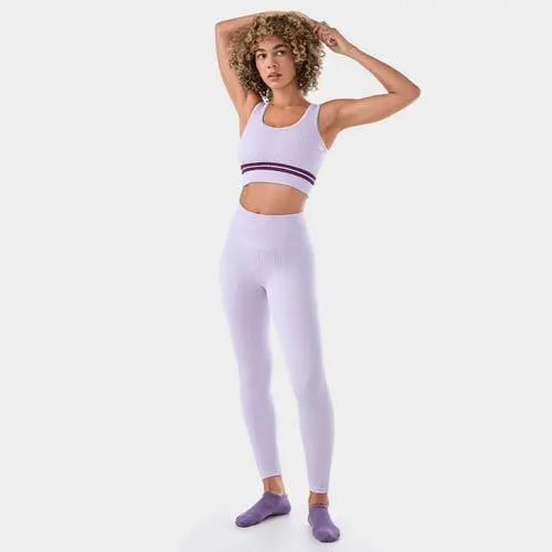 TAVI Seamless Vibe Rib Bra - Lavender