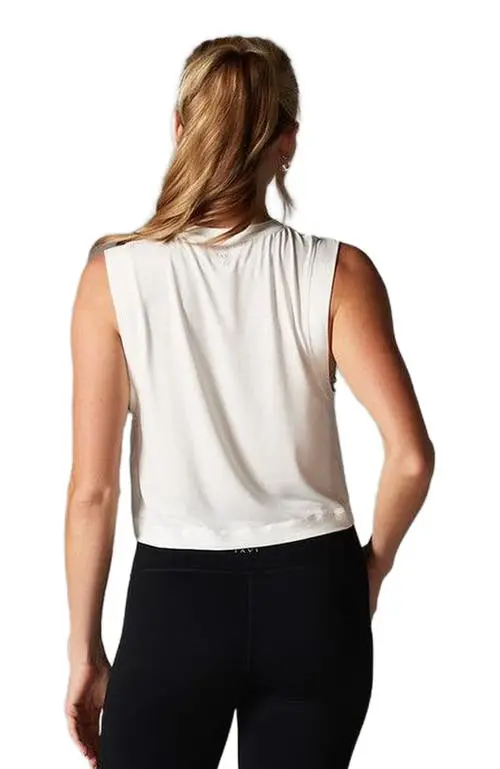 TAVI Henley Muscle Tank - Coconut