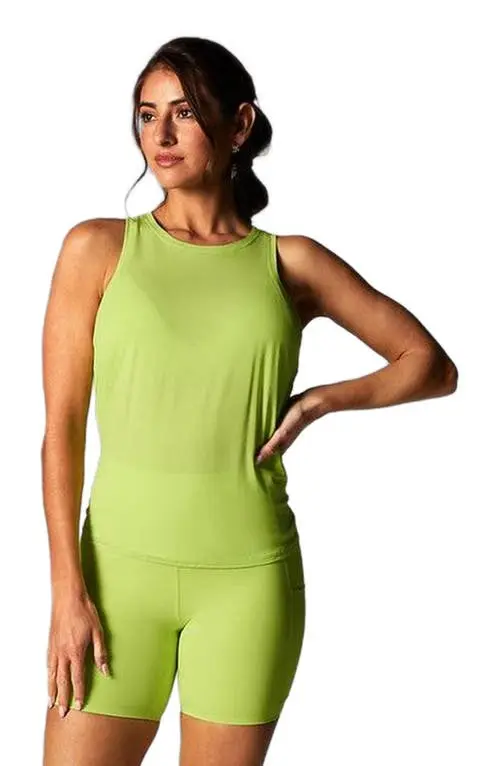 TAVI Tie Back Tank - Lime