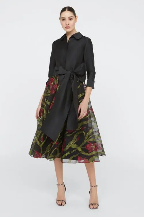 Theia Azura Shirt Dress