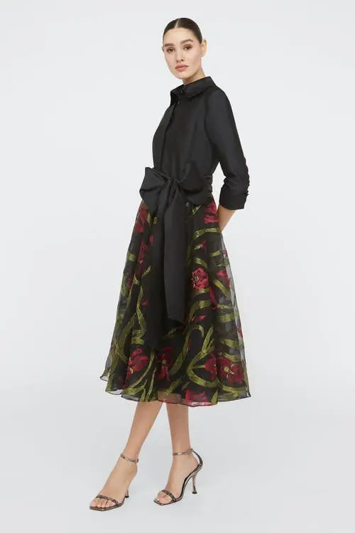 Theia Azura Shirt Dress