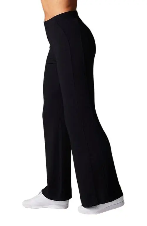 TAVI Cozy Luxe Wide Leg Pant - Ebony