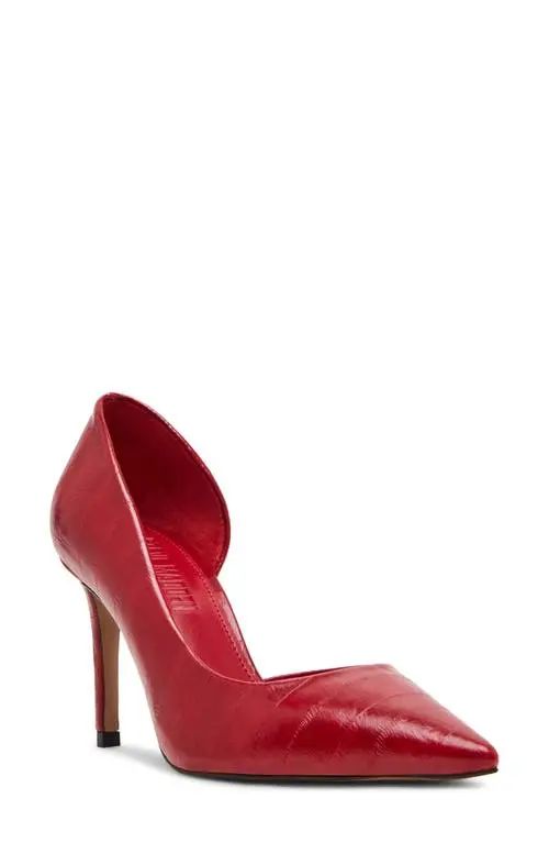 Steve Madden Nula Pointed Toe D'orsay Pumps - Red Eel