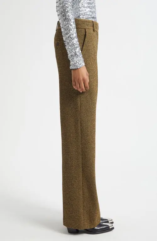 Rabanne Virgin Wool Blend Tailored Trousers