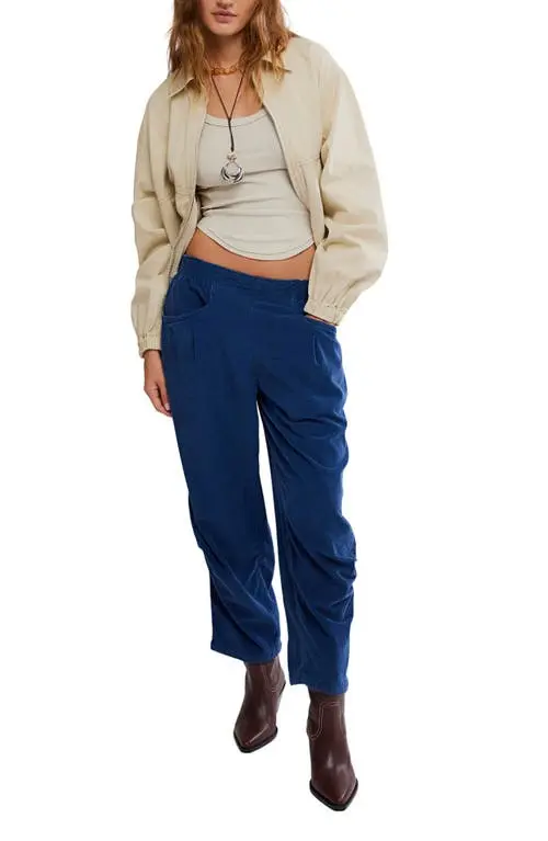 Free People Corduroy Pull-on Pants - Outerspace