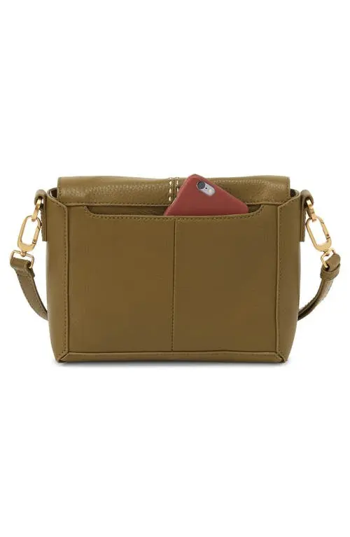 Hobo Austin Flap Leather Crossbody Bag - Sunlit Sage