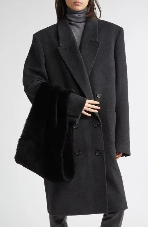 TOTEME Plush Genuine Shearling Muff