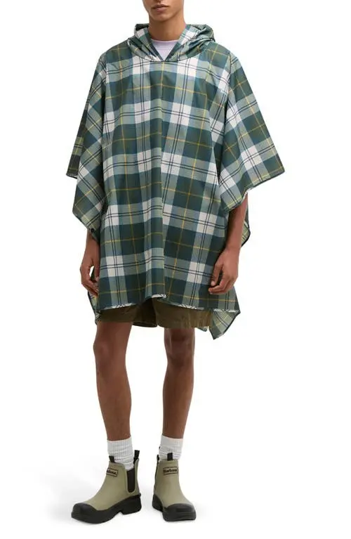 Barbour Tartan Showerproof Packable Poncho - Ancient Tartan