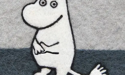 KLIPPAN Moomin Handmade Felted Wool Pot Mats