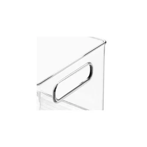 IDESIGN Stackable Fridge Binkitchen Storage Bin For Pantry, Cabinets, Or Fridge, Set Of 2