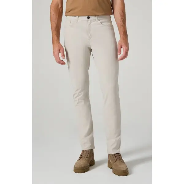 7 Diamonds Baron Straight Leg Stretch Twill 5-pocket Pants - Bone